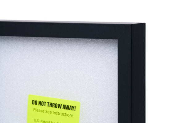 Shart Premium T-Shirt Frame Display Case - Black - Shart.com