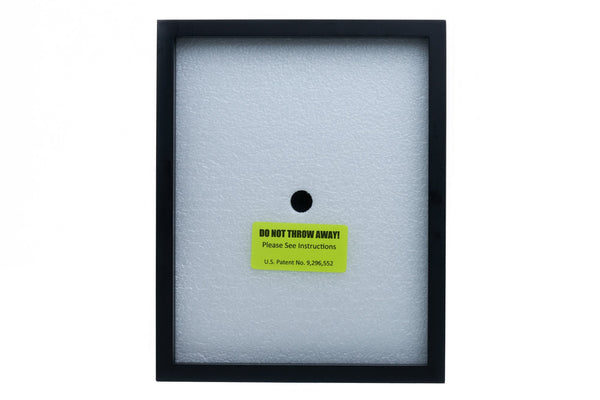 Shart Premium T-Shirt Frame Display Case - Black - Shart.com
